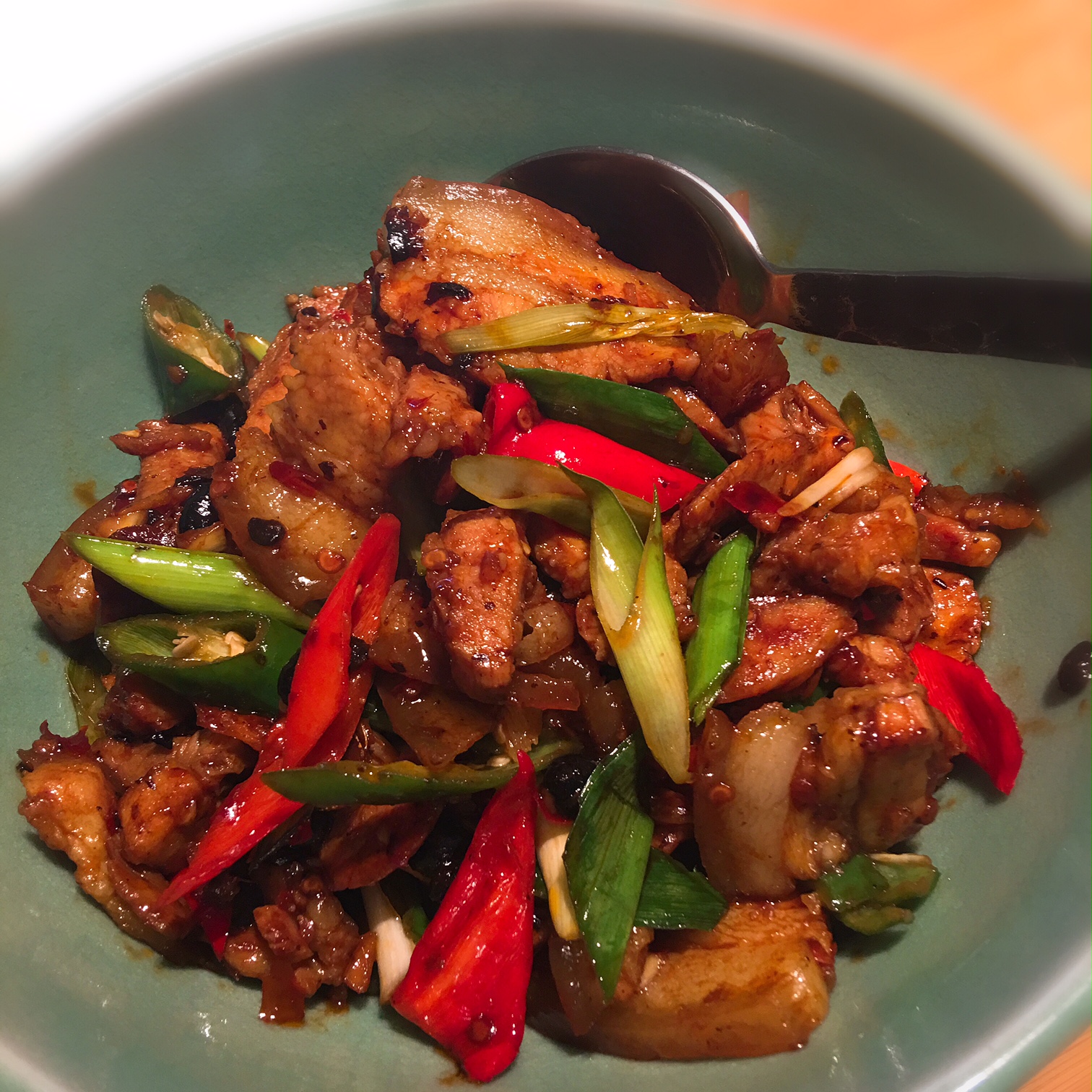 Twice-cooked Pork回锅肉huí guō ròu